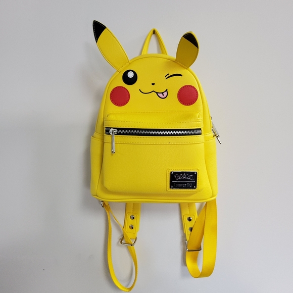 Loungefly | Bags | Loungefly Pokemon Winking Pikachu Mini Backpack ...